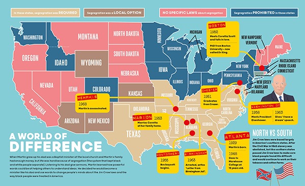 Great Lives in Graphics: Martin Luther King Jr - Button Books